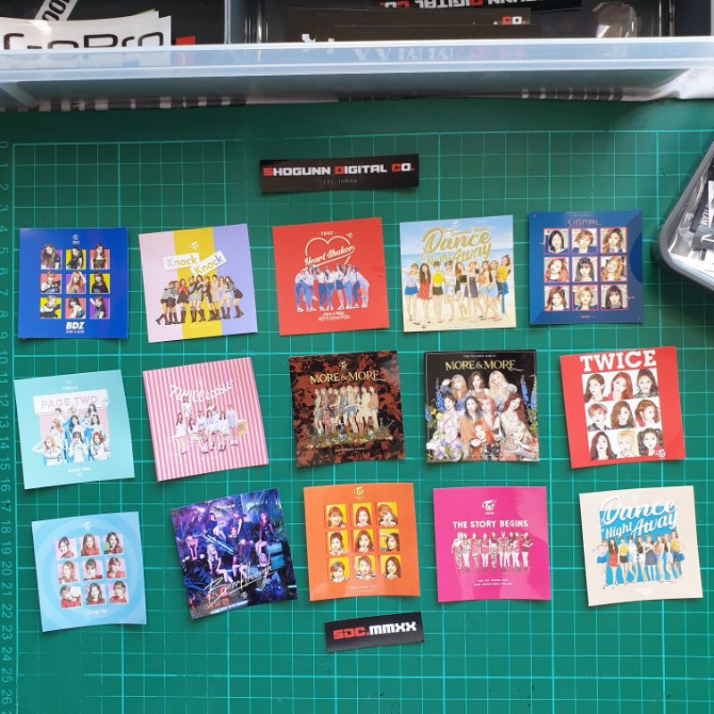 Twice Laminated Vinyl Thumbnail Stickers | Shopee Philippines
