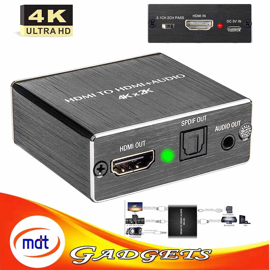 4K Ultra HD HDMI Audio Extractor | Shopee Philippines