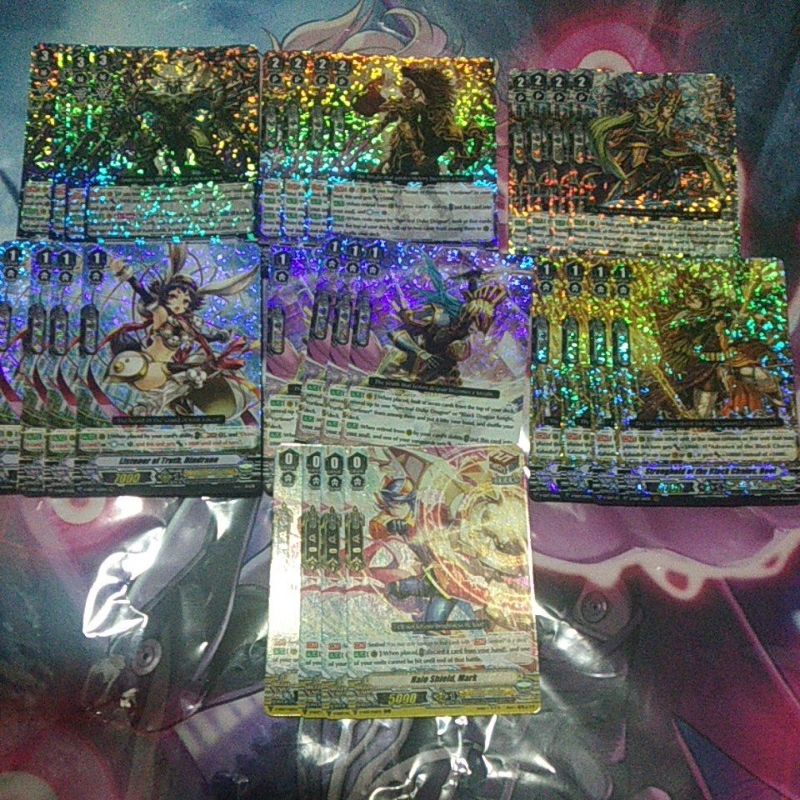 (SET)VSS07 GOLD Paladin Spectral Duke Dragon Cardset Cardfight vanguard Overdress | Shopee ...