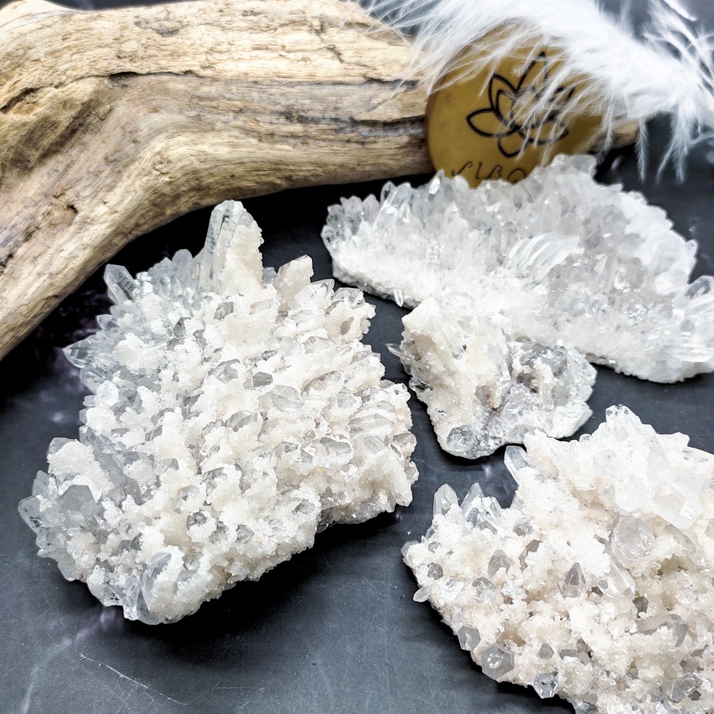 Clear Quartz HQ Cluster (Master Healer Crystal) Raw Crystal Druzy ...