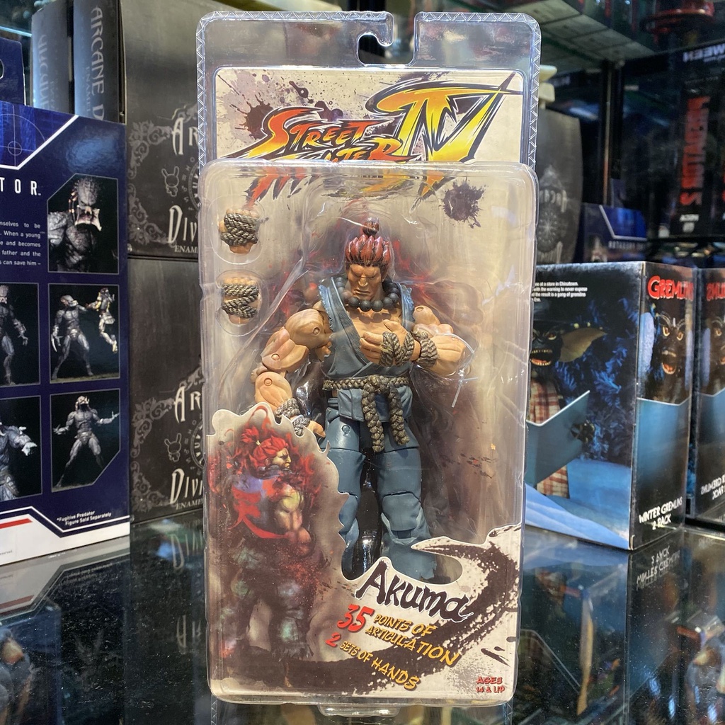 Action Figure Neca Street Fighter Model Ryu/Ken/Chun-Li/Guile/Akuma Toy ...