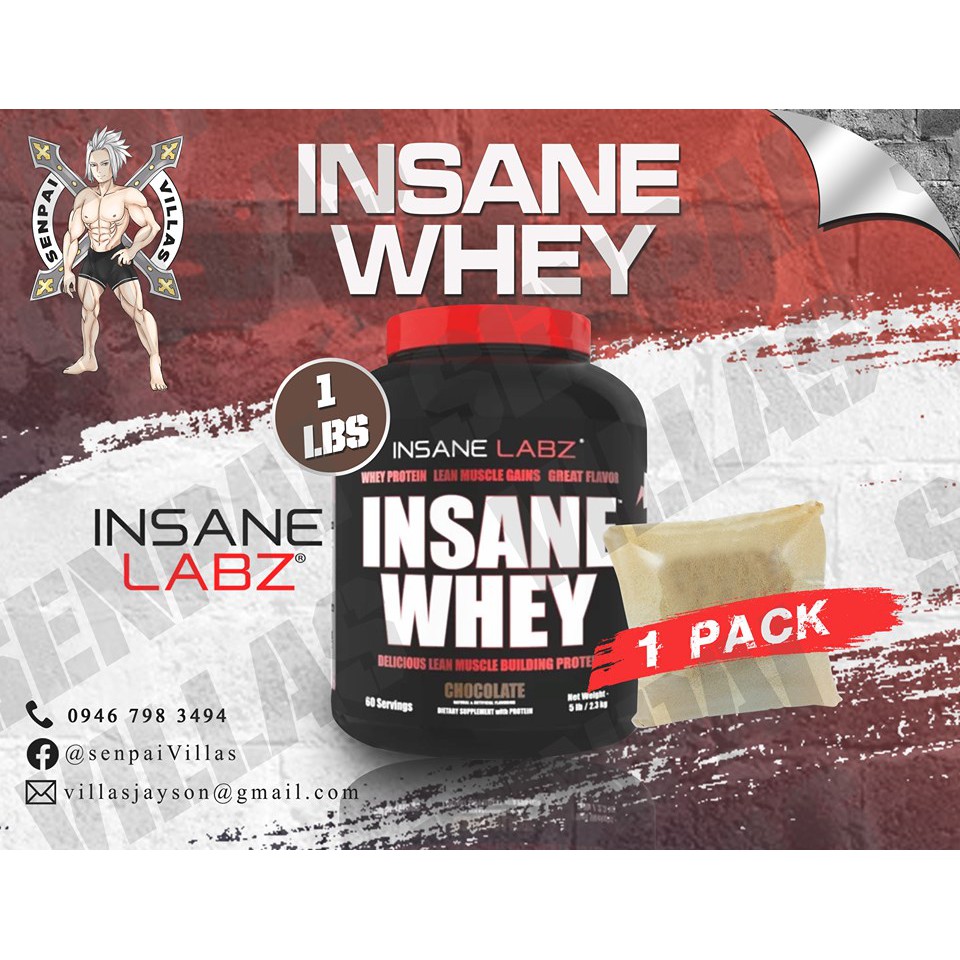 INSANE LABZ INSANE WHEY 1LB | Shopee Philippines