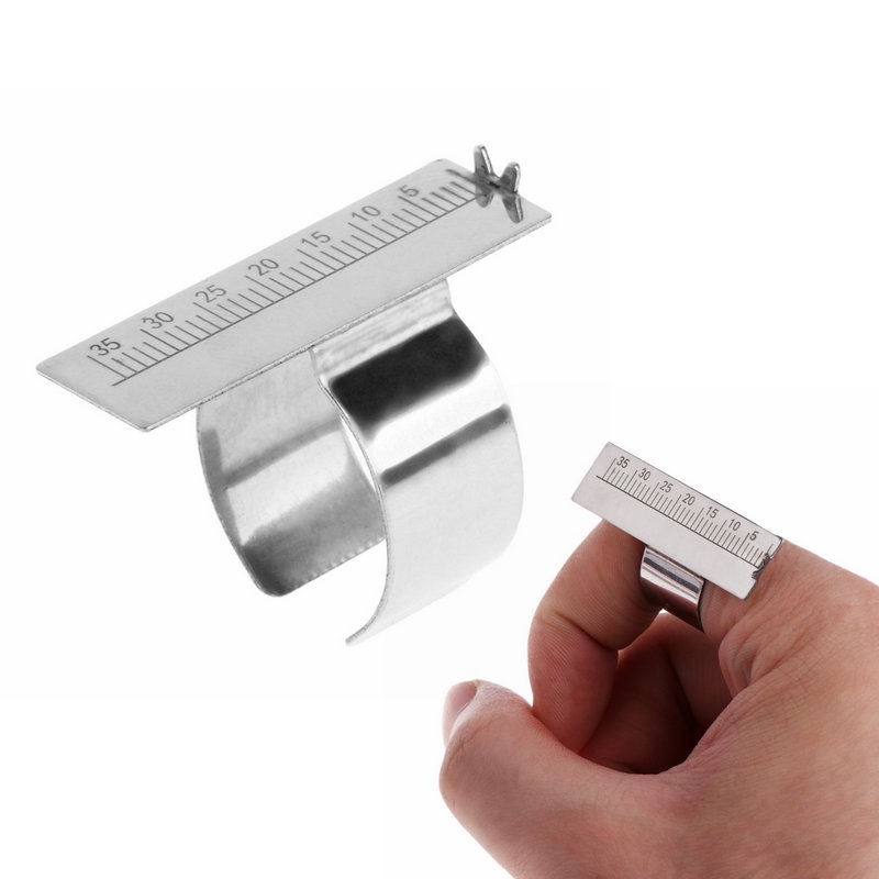 Stainless steel Dental Equipment Endodontic Finger Ruler For Endo Span ...