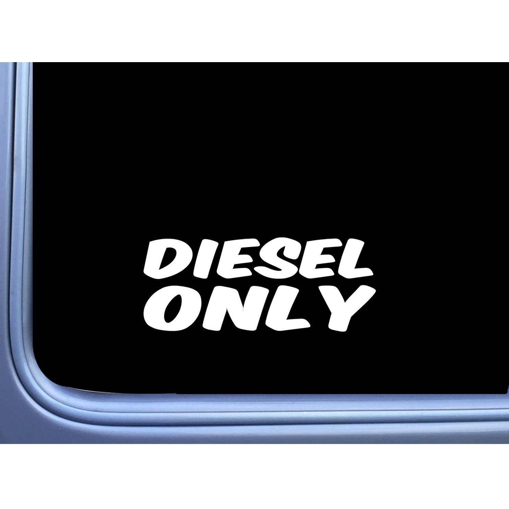 Diesel Only M382 8 inch Sticker Decal 4x4 semi trucker 4wd offroad ...