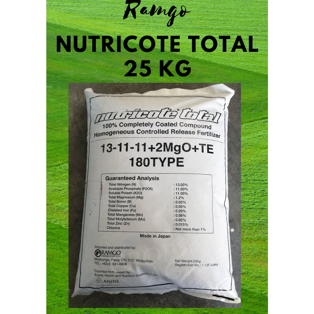 Ramgo Nutricote Total 25Kg Homogeneneous Controlled Release Fertilizer ...