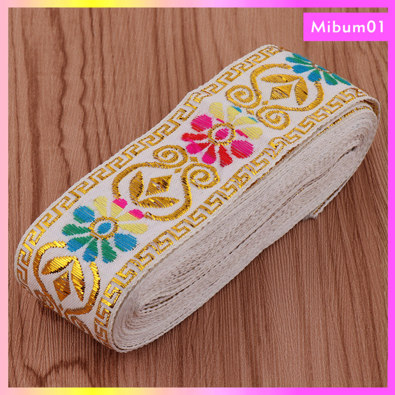 Stock7M Sewing Jacquard Ribbon Roll Embroidery Ethnic Ribbon Sewing ...