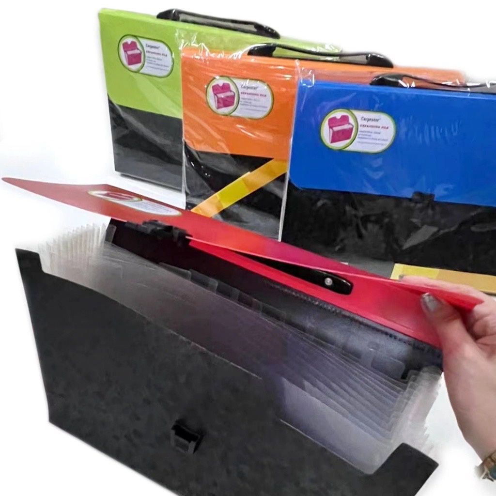 CSQUARE KT9219 LONG (FC) BLACK EXPANDABLE ENVELOPE FILLING CASE WITH ...