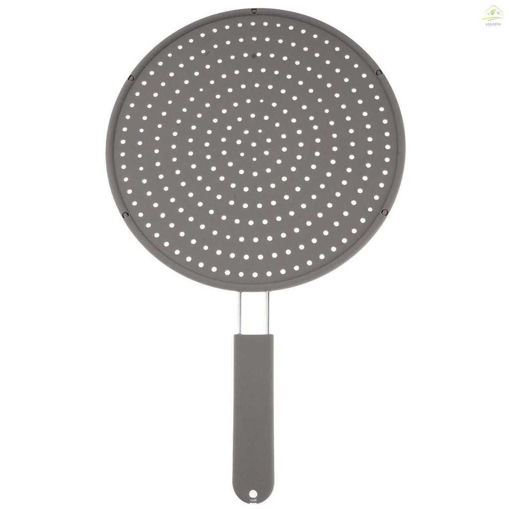 [VIAN] Kitchen Silicone Splatter Screen, High Heat Resistant Cooling ...