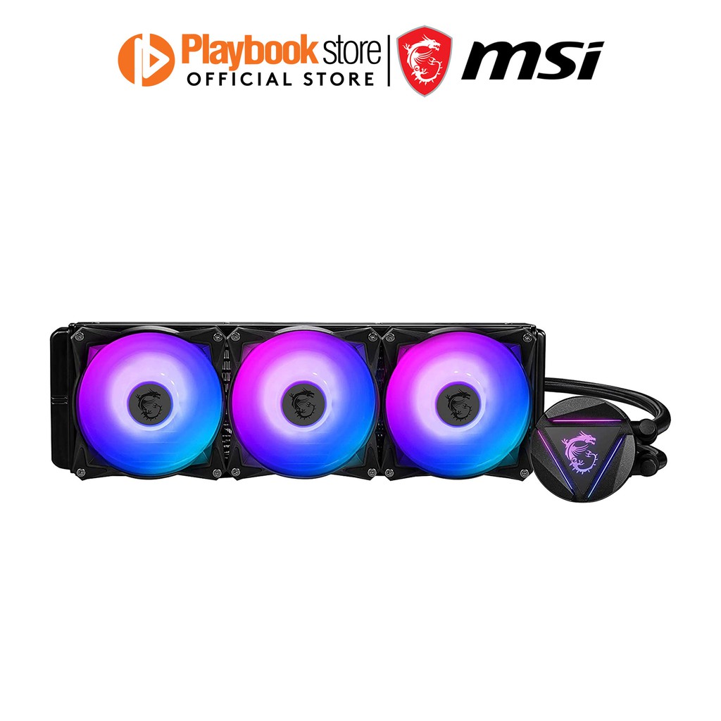 MSI Mag Core Liquid 360R Argb 360Mm Triple 120Mm Pwm Fans Cpu Cooler ...