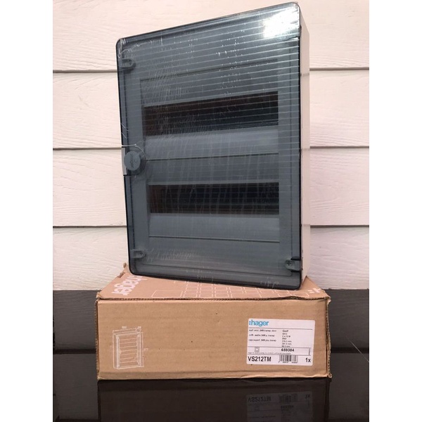 Mcb Outbow Box 24 Transparent Door Group VS212TM: Haager | Shopee ...
