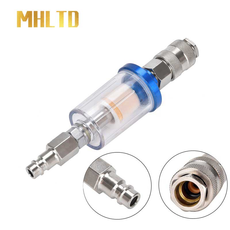 Oil Water Trap Moisture Separator 1/4'' Air Oil Water Separator Filter ...