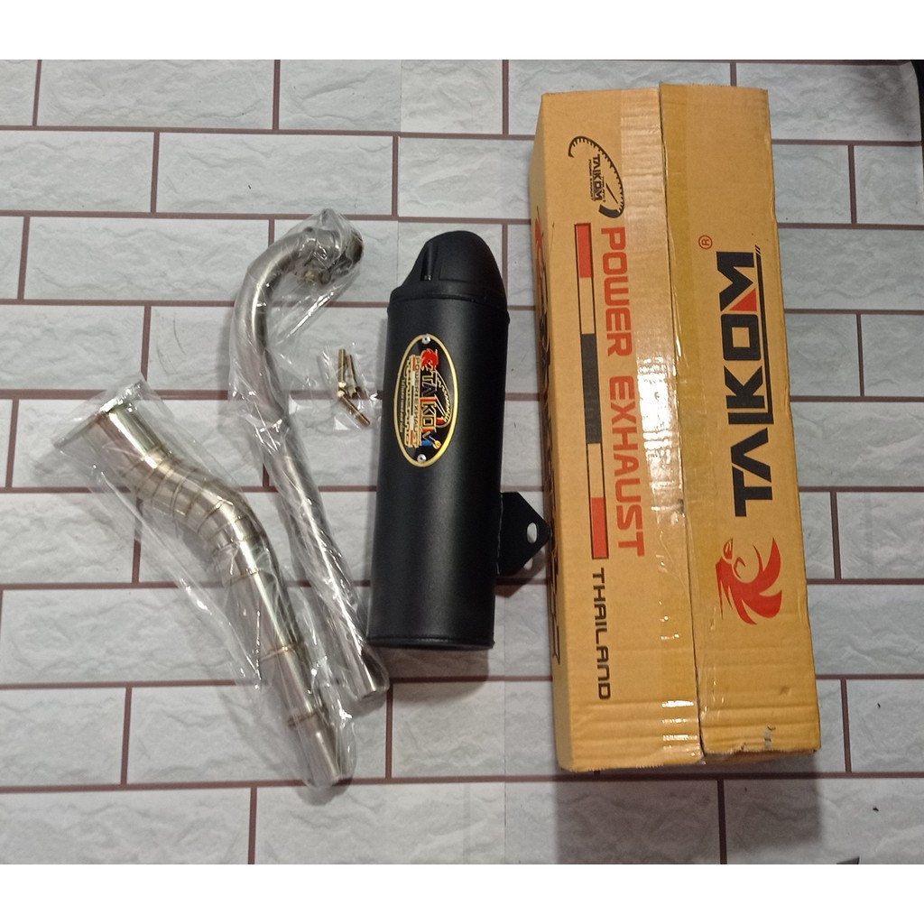 100% Original TAIKOM PIPE / EXOS POWER EXHAUST FOR WAVE100/110/125 BEAT ...