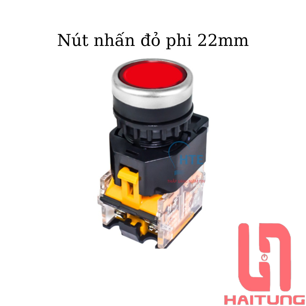 Red Release Push Button LA38-11- 440V 10A, Red Push Button (no light ...