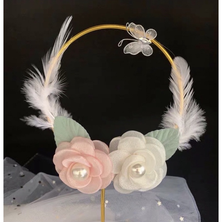 Floral Ring Cake Topper | Shopee Philippines