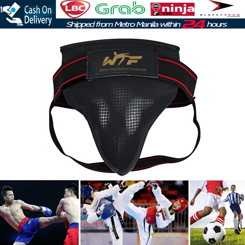 【Fast Delivery】Taekwondo Boxing Groin Guard Safety Protector Men Women ...