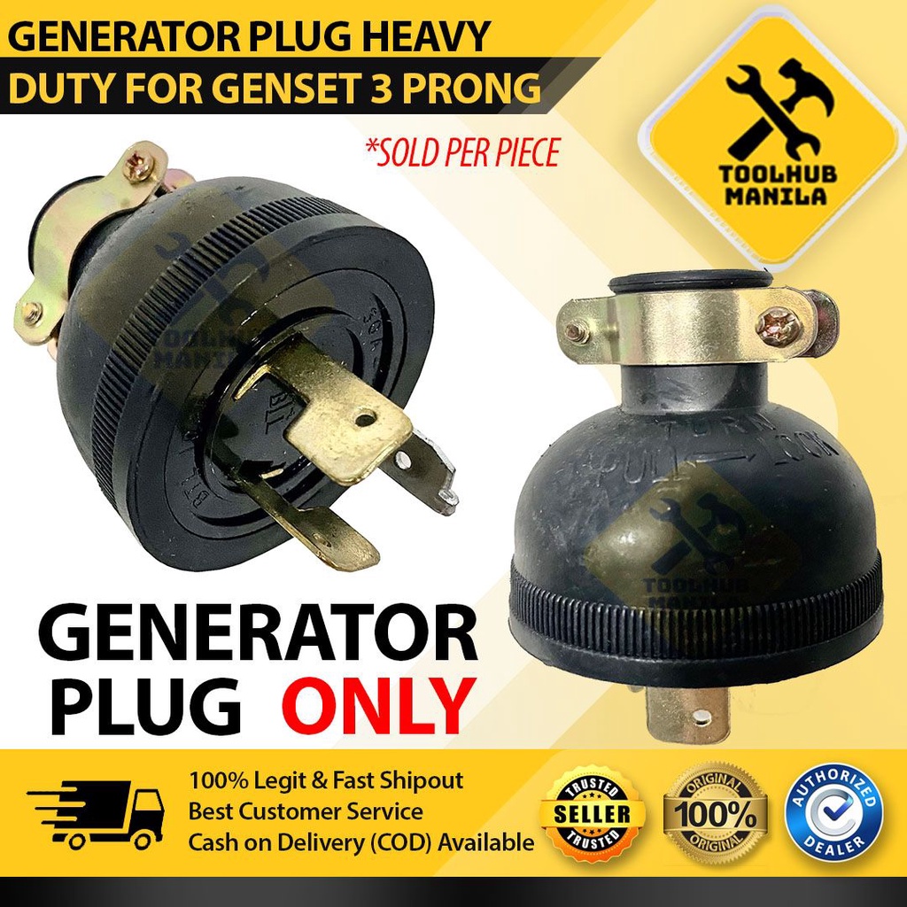 Generator Plug Heavy Duty High Quality for Genset 3 Prong | Shopee ...