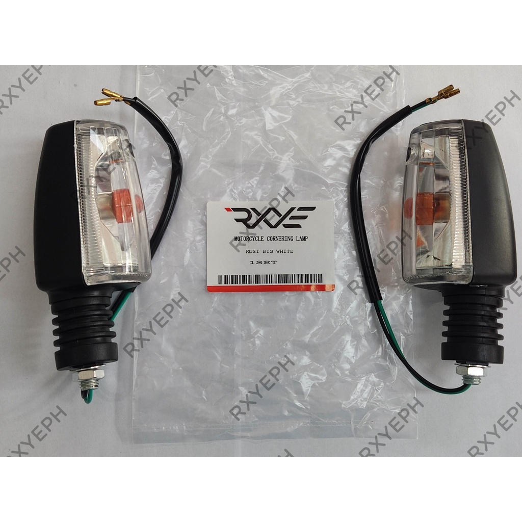 RUSI BIG WHITE MOTORCYCLE CORNERING LIGHT(2PCS) | Shopee Philippines