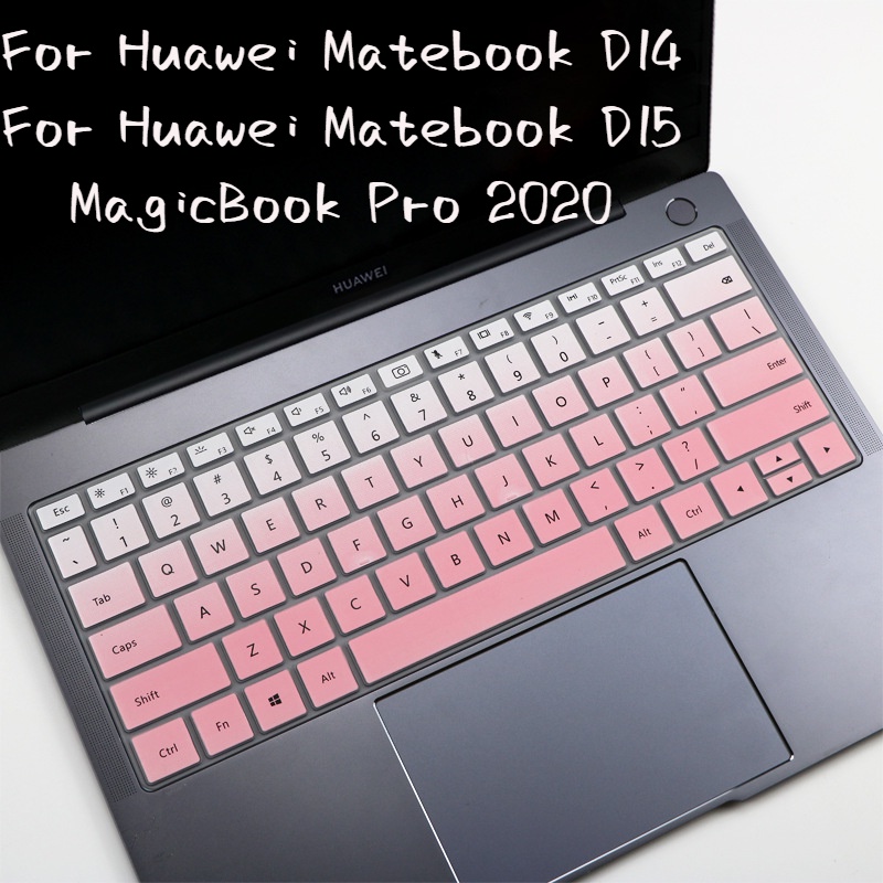 Silicone keyboard cover For Huawei Matebook D14 D15 MagicBook Pro 2020 ...