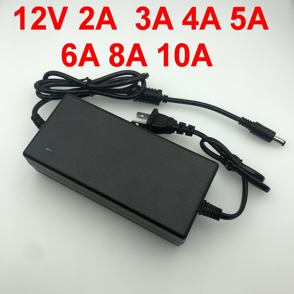 Adapter AC 100V-240V to DC 12V 2A 3A 4A 5A 6A 8A 10A US plug ...