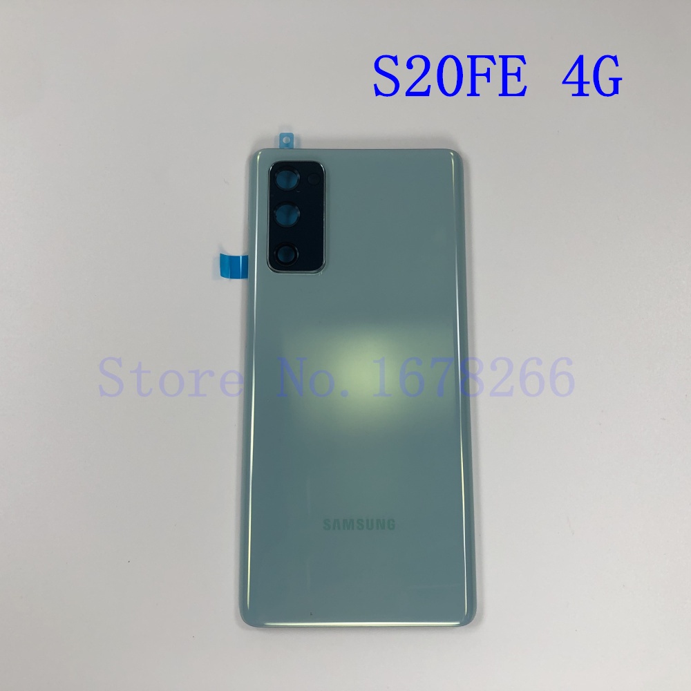 For SAMSUNG Galaxy S20FE 4G 5G S20 FE Back Cover Battery Plastic Door ...