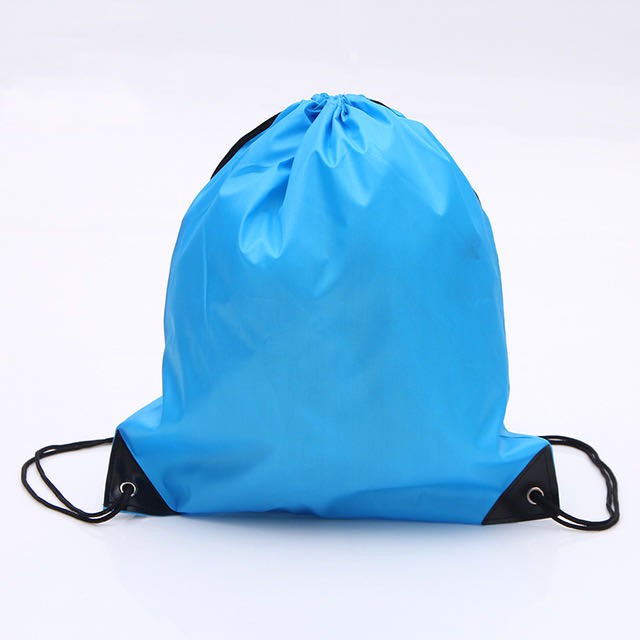 220D Nylon String bag Plain Back pack design Polyester Drawstring bag ...