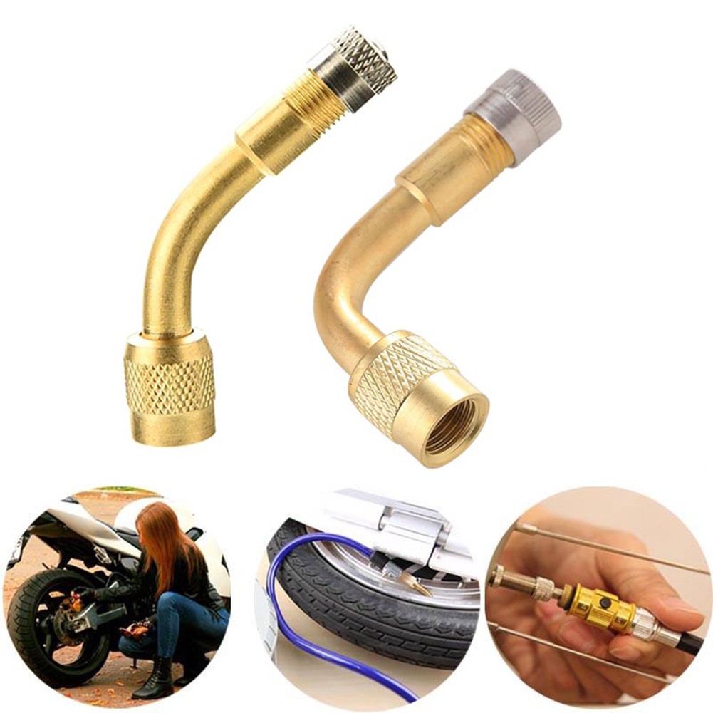 【Ready Stock】45/90/135 Degree Angle Tyre Valve Extension Motorcycle Car ...