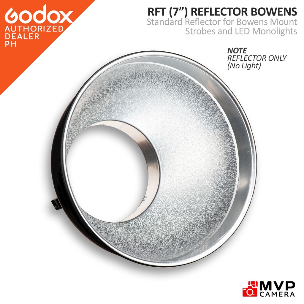 Godox RFT (7") Standard Reflector for Bowens Mount Strobes & led ...