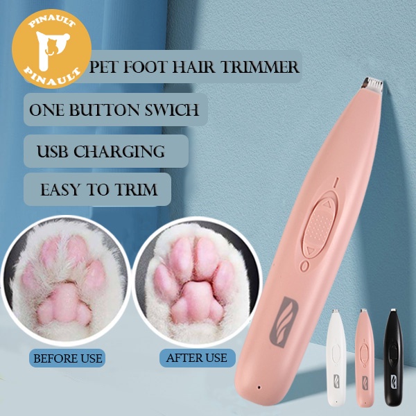 Dog Cat Foot Hair Trimmer Razor for Dog Clipper Electrical Cat Cutter ...