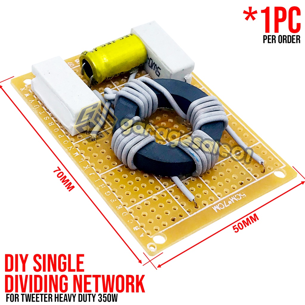 DIY Single Dividing Network for Tweeter Heavy Duty 350W | Shopee ...