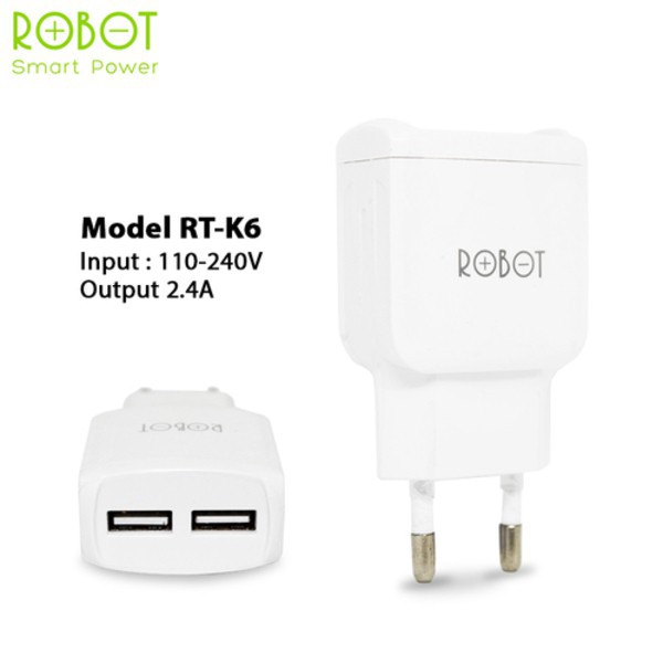 Original RT-K6 2 USB Robot Charger Shell Fast Charging 2,4A PER PCS ...