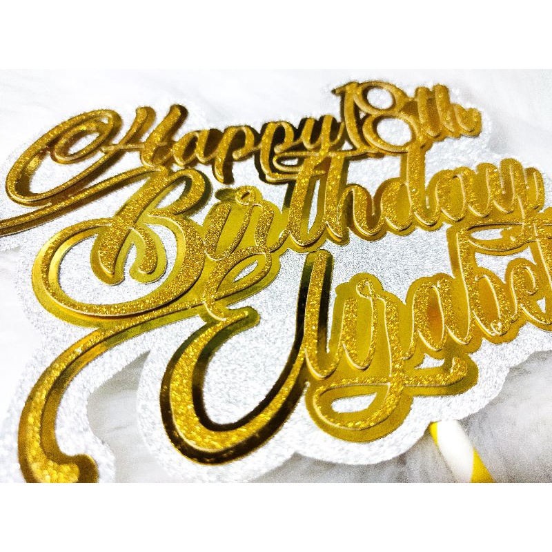 Customized Cake Topper Shopee Philippines
