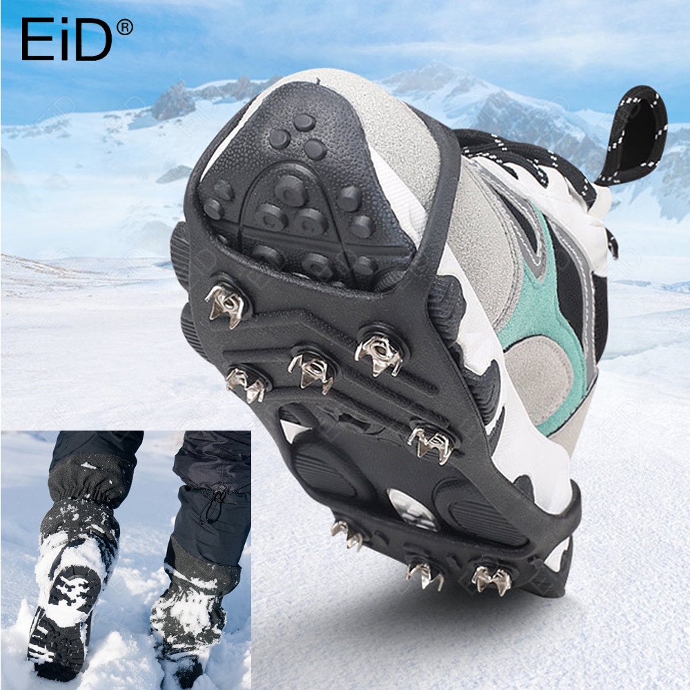 EiD 8 Teeth Climbing Crampons for outdoor winter Walk Ice Fishing Snow ...