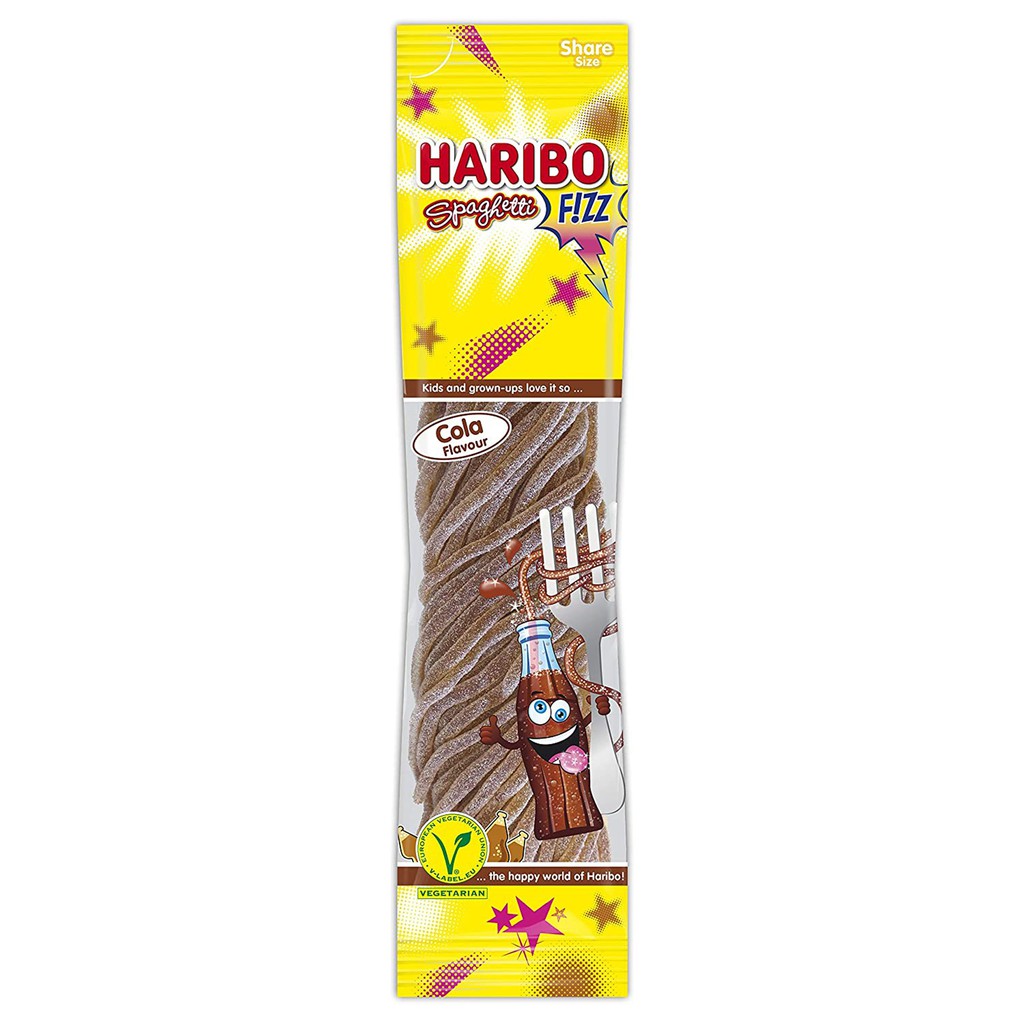 Haribo Sphagetti Sour Imported Long Jelly Stick 200 Grams Available In ...