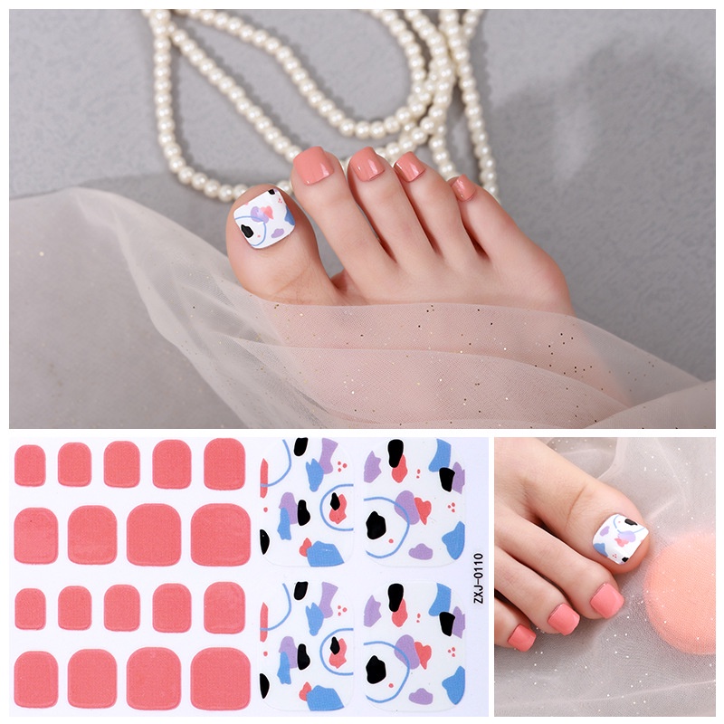 Nail sticker 3D toenail stickers sticker waterproof imitation diamond ...