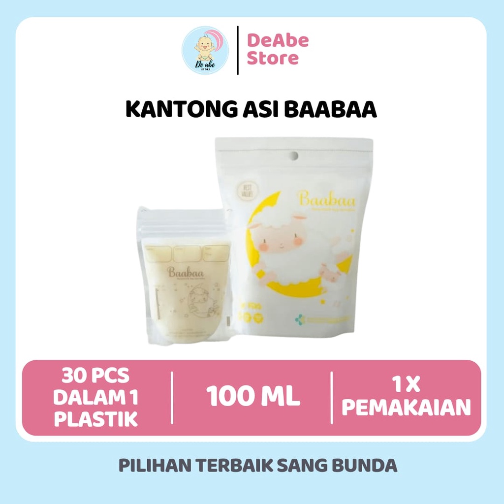 Plastic Bags ASI / Plastic Bags Storage Of 100ml BAABAA Breast Milk ...