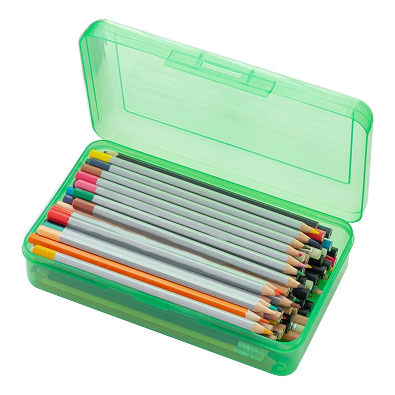 seve Hard Plastic Pencil Case Crayon Pen Box Sketch Pencil Case ...