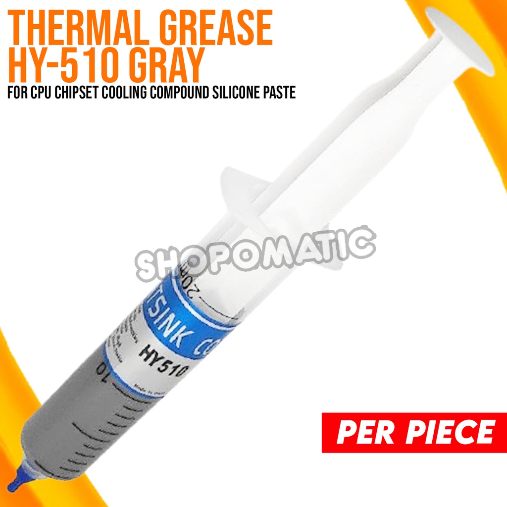 🟧Thermal Grease GRAY HY=510 For CPU Chipset Cooling Compound Silicone ...