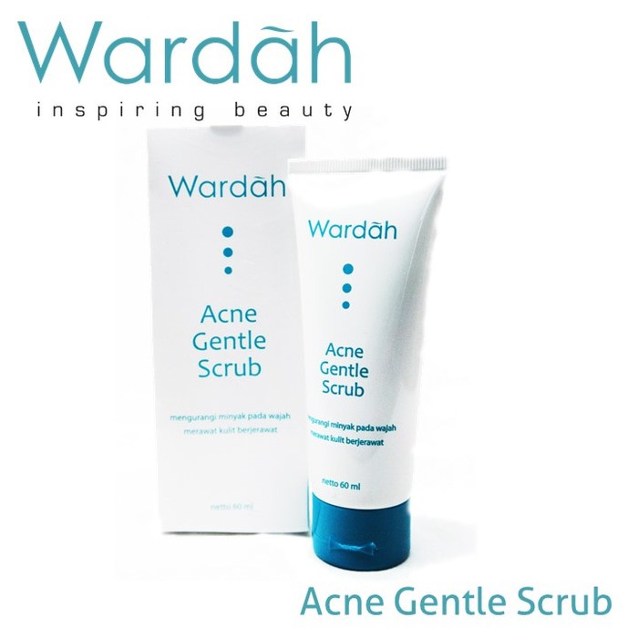 Original Wardah Acne Gentle Facial Scrub (Previous Acne And Blackheads ...
