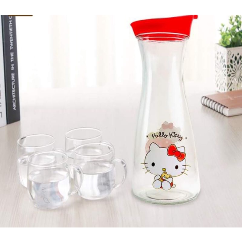 Hello Kitty Glass Pitcher 800ml | Shopee Philippines