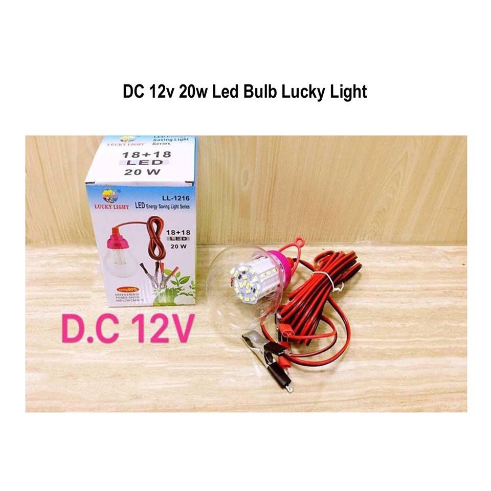 DC 12V 20W LED bulb lucky light | Shopee Philippines