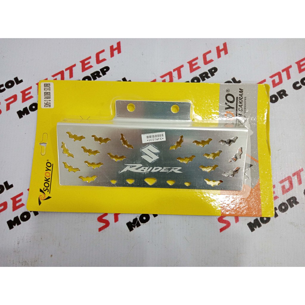 RAIDER 150 CARB TYPE RADIATOR COVER ALLOY (UC01WF) | Shopee Philippines