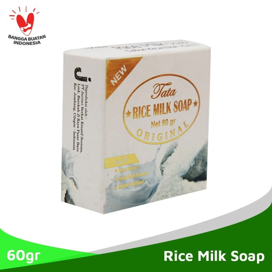 Tata Rice Milk Soap 60gr (Natural Beauty Soap) (TRM) | Shopee Philippines
