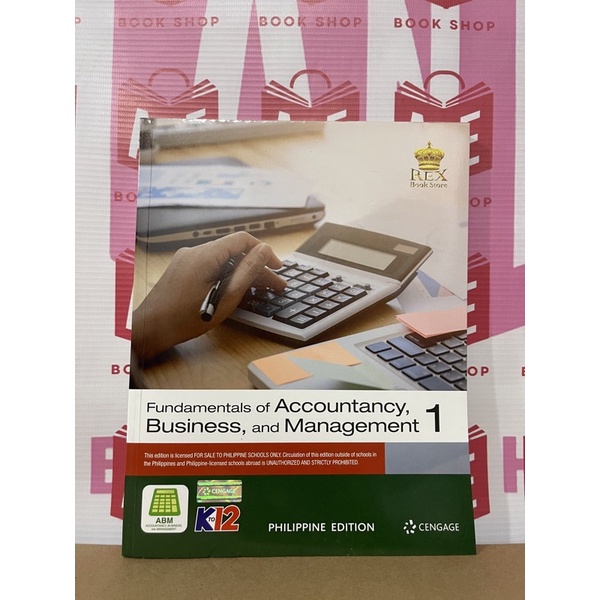 AUTHENTIC Kto12 Fundamentals of ABM 1 Philippine Edition CENGAGE ...