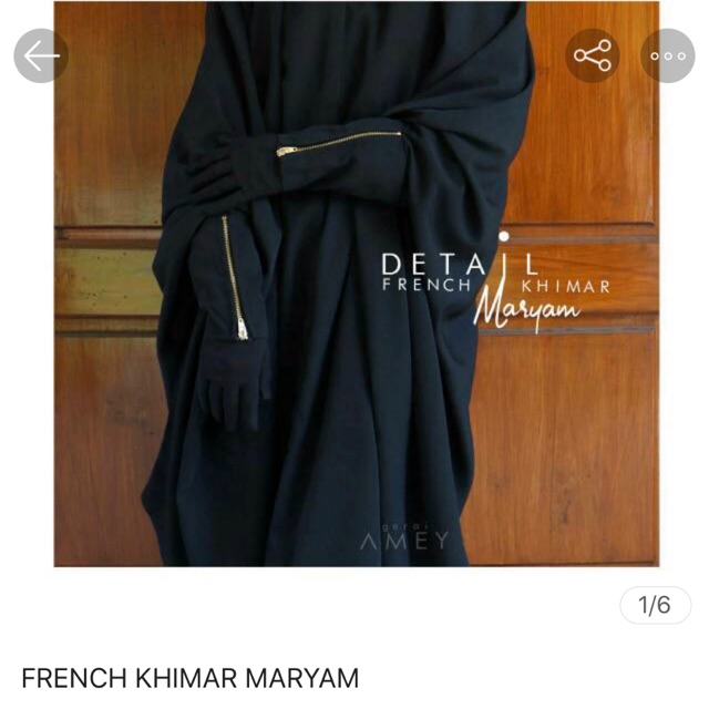 French khimar maryam | Shopee Philippines