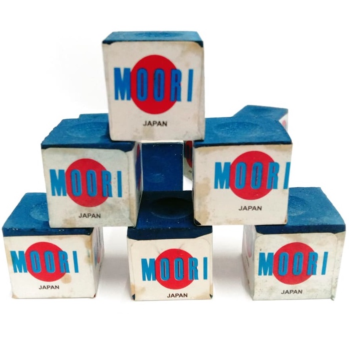 6 Pcs. MOORI BLUE BILLIARD CUE CHALK/TISA NG TAKO NG BILYARAN(ABLP ...