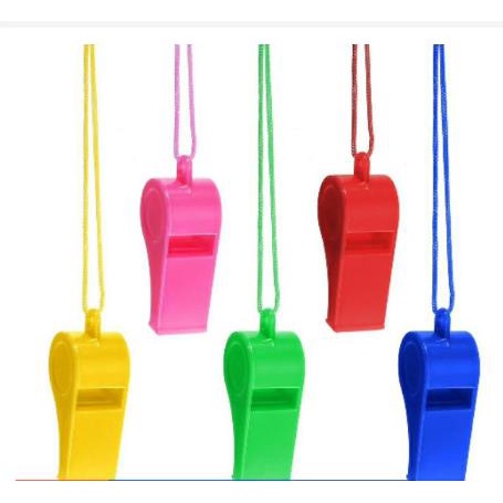 Colorful Plastic Whistle Loud Emergency Camping Party Safety Whistle ...