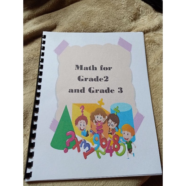 MATH FOR GRADE 2 and 3 l 50 PAGES l B&W | Shopee Philippines