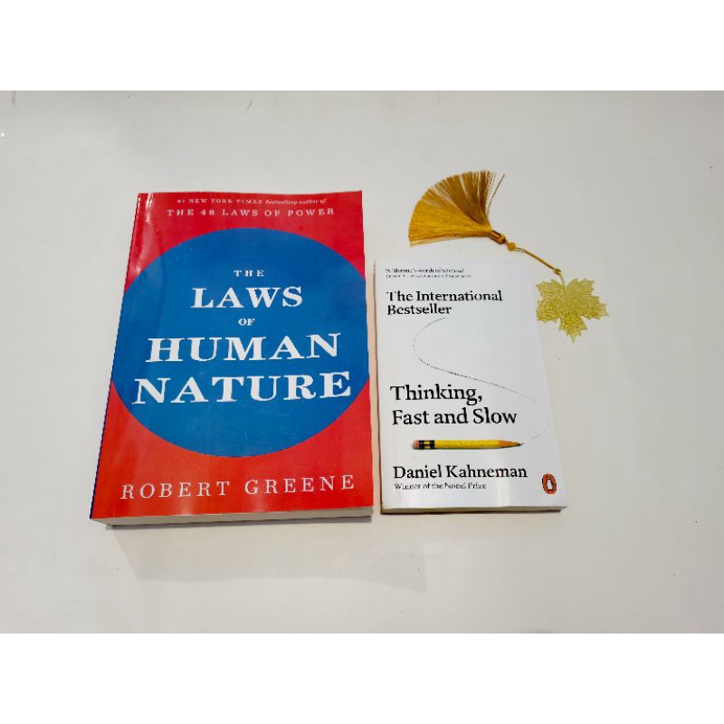 Bundle The Laws of Human Nature & Thinking Fast and Slow | Shopee ...