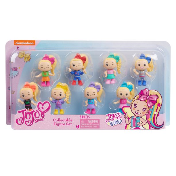 Just Play JoJo Siwa 8-Piece Collectible Figure Set, Kids Toys for Ages ...