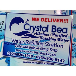 Sticker Label for Water Refilling Station Gallon Containers | Shopee ...